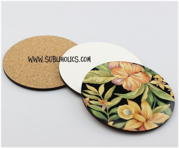 Coasters – Round Sublimation MDF – Subliholics