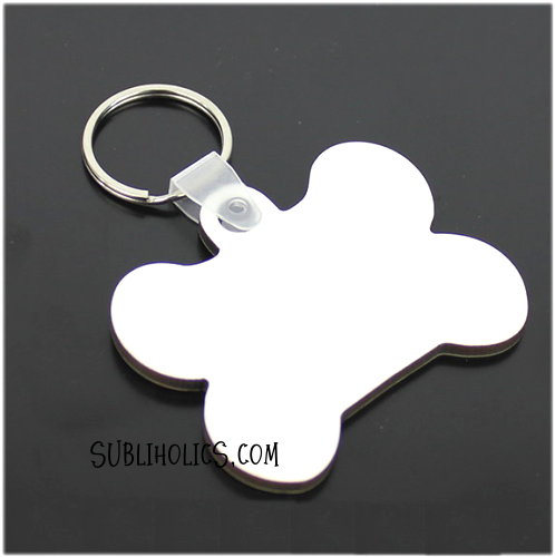 Key Chain Sublimation MDF – Dog Bone – 2 Sizes – Subliholics