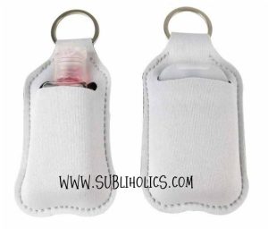 Hand Sanitizer Bottle Holder Sublimation Keychain – Subliholics