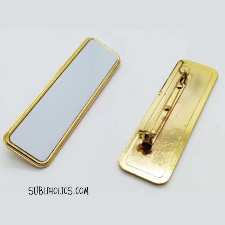 Metal and Aluminum Name Tags for Sublimation – Subliholics